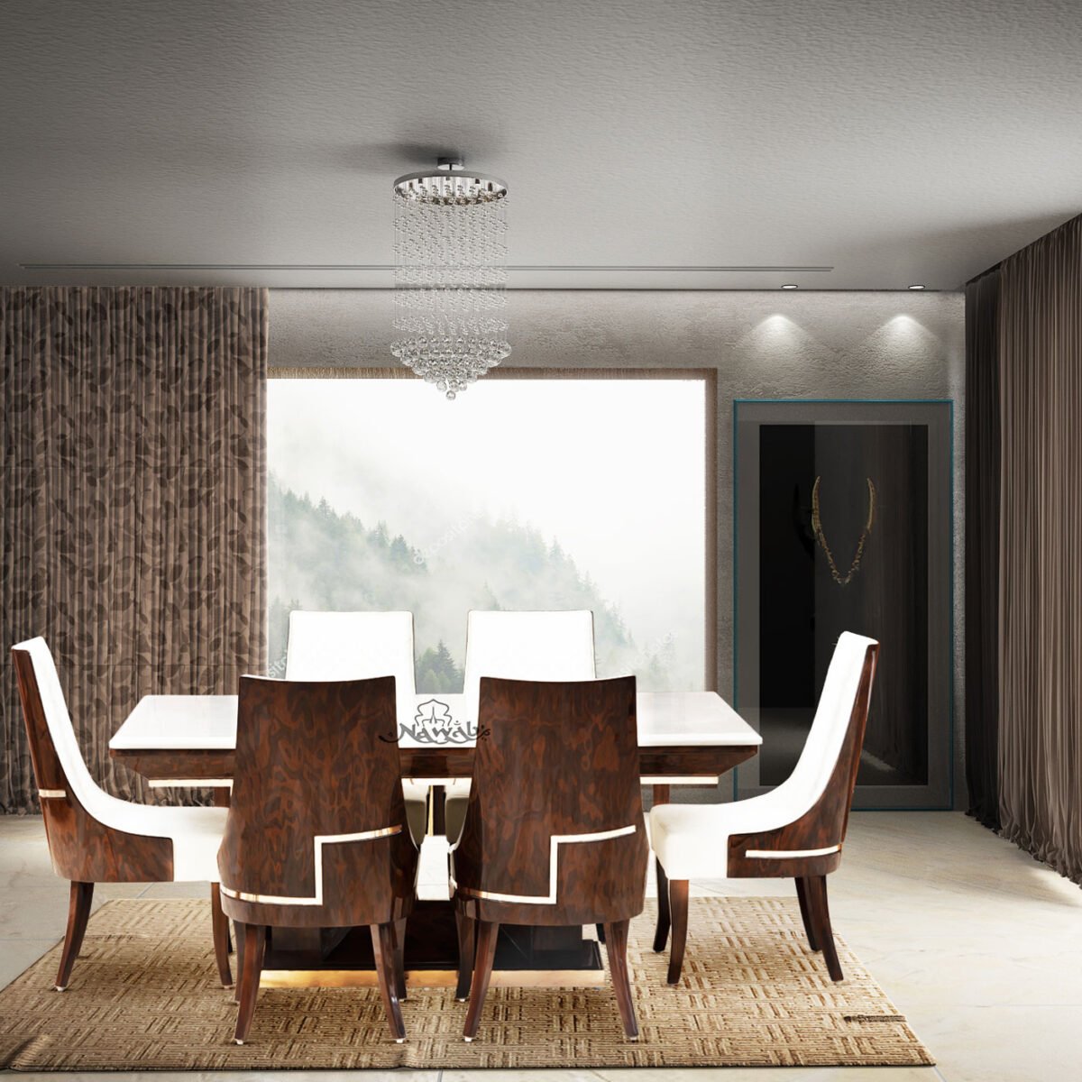 Onex marble top bearl veneer polyester polish rose gold plating foam ...